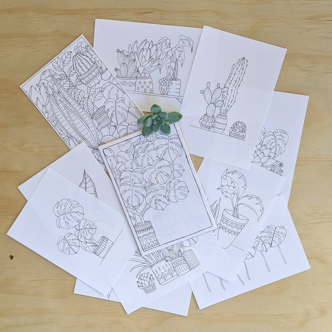 Mini Colouring Sheets - Etsy Australia