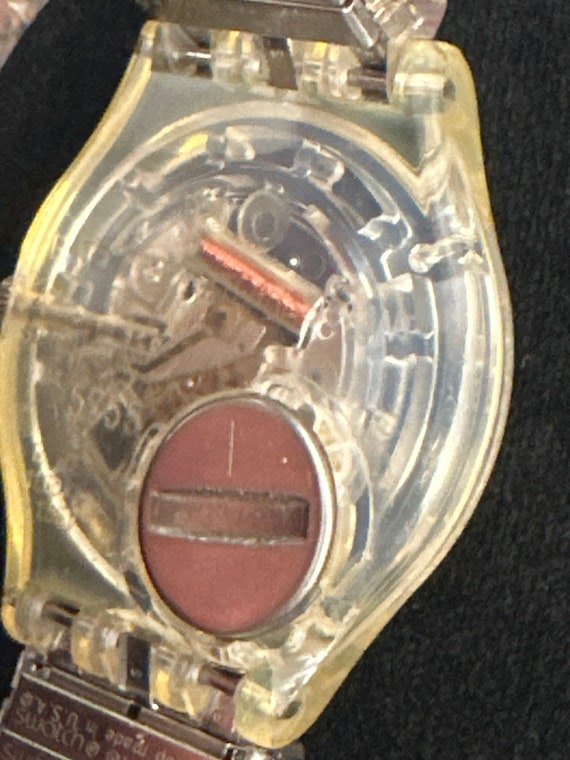 Vintage Retro 1996 Swatch Watch Rainbow Iridescent W… - Gem