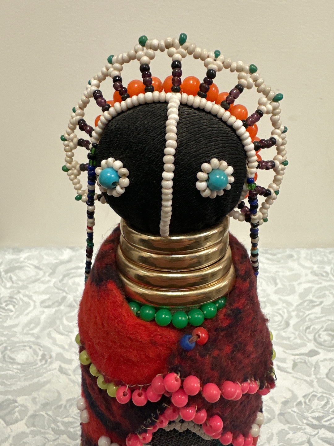 Folk Art 12 Inch Ndebele South African Beaded Tribal Doll - Etsy