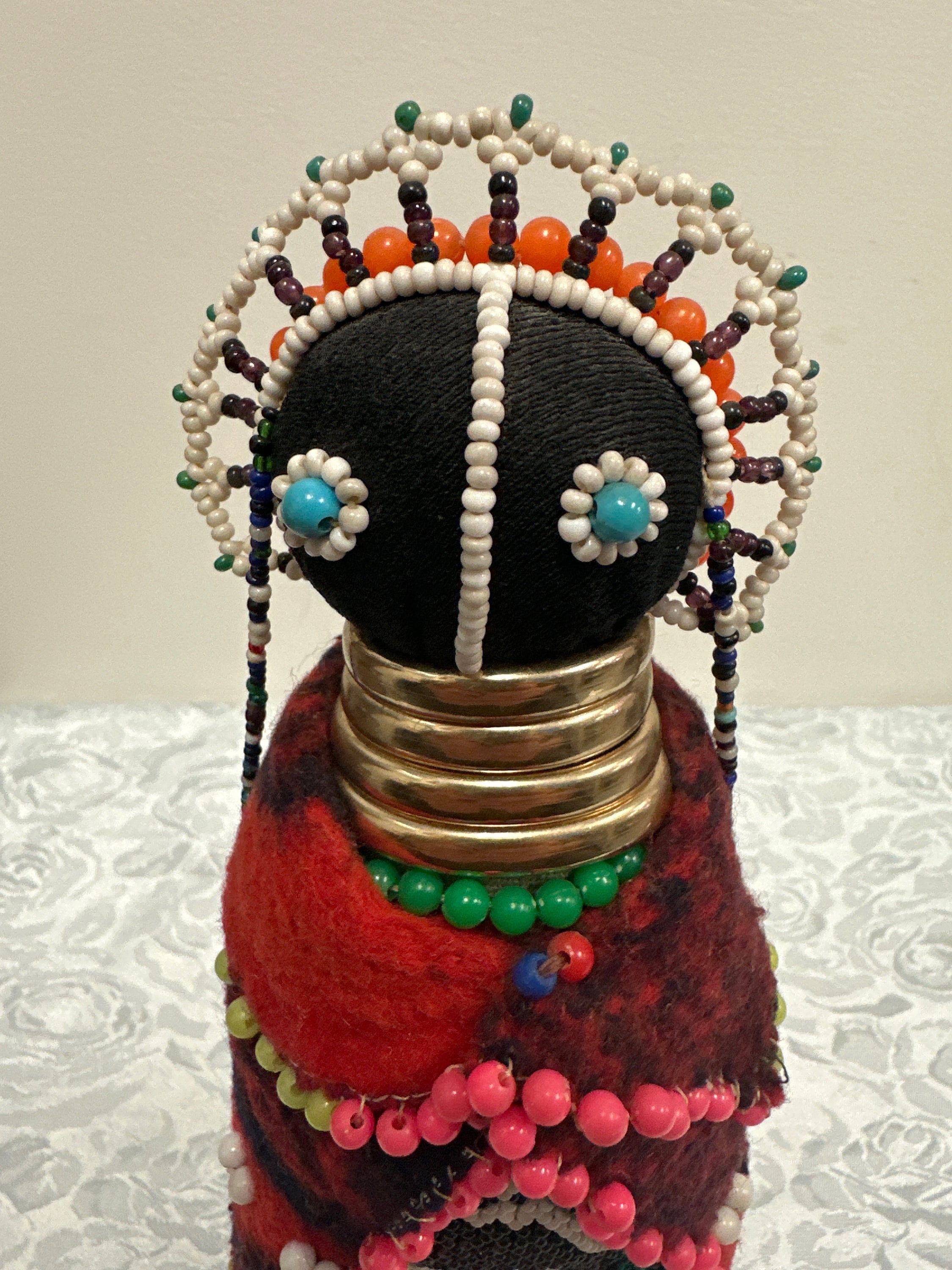 Folk Art 12 Inch Ndebele South African Beaded Tribal Doll - Etsy