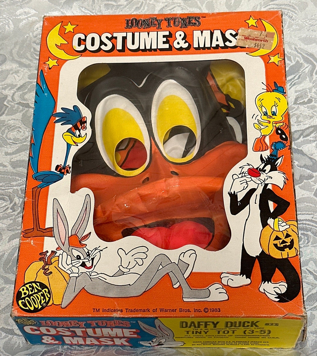 Vintage 1982 Looney Tunes Daffy Duck Costume & Mask in Box by - Etsy