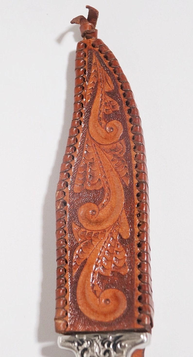 Vintage Native American Indian Detailed Inlaid Knife Only 25 Made 12 ...