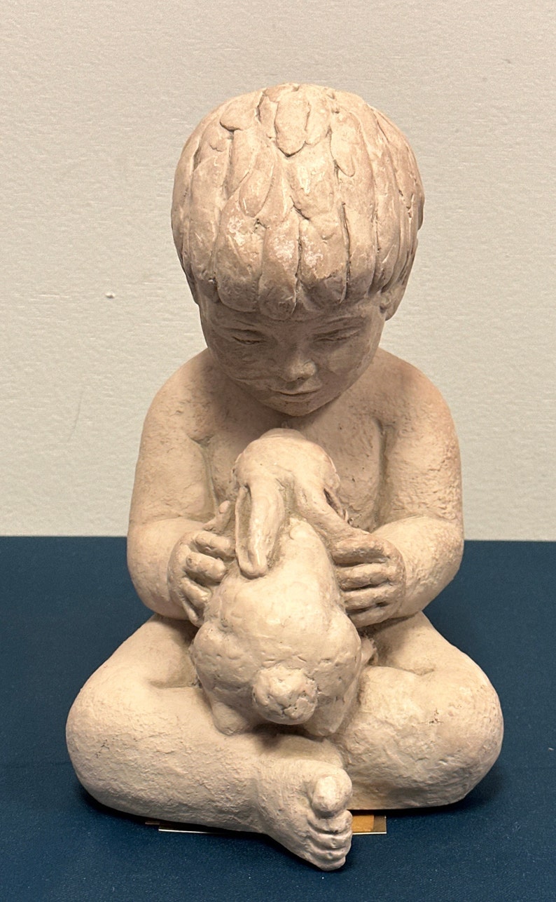 Vintage Sculpture From Austin Collection Titled playmates by Artist ...