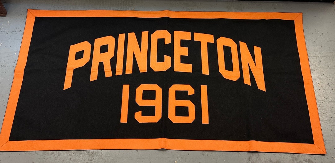 Vintage Large Felt Princeton University Large School 6 Ft Banner ...