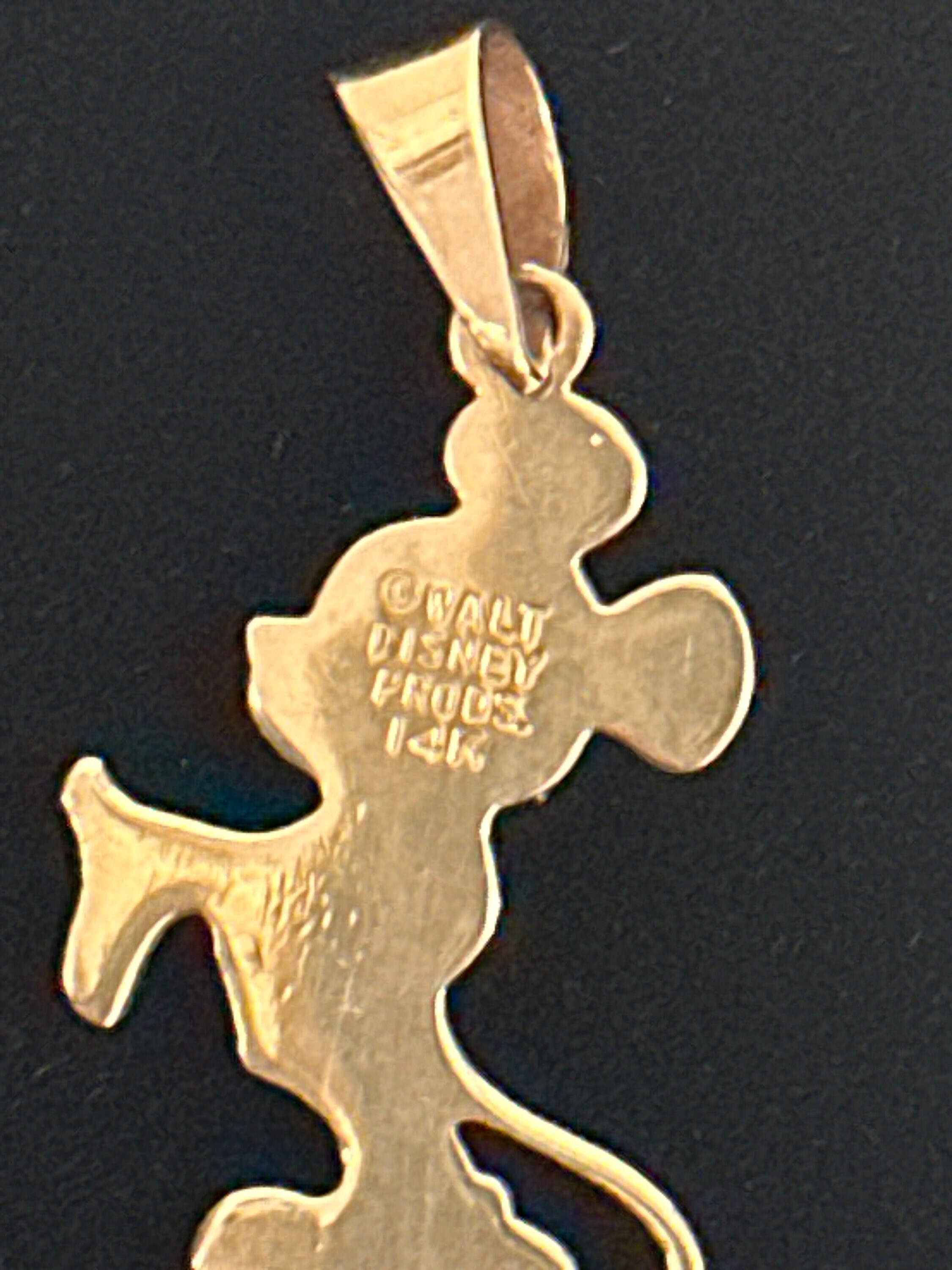 Vintage 14k Gold Mickey Mouse Pendent Walt Disney - Etsy