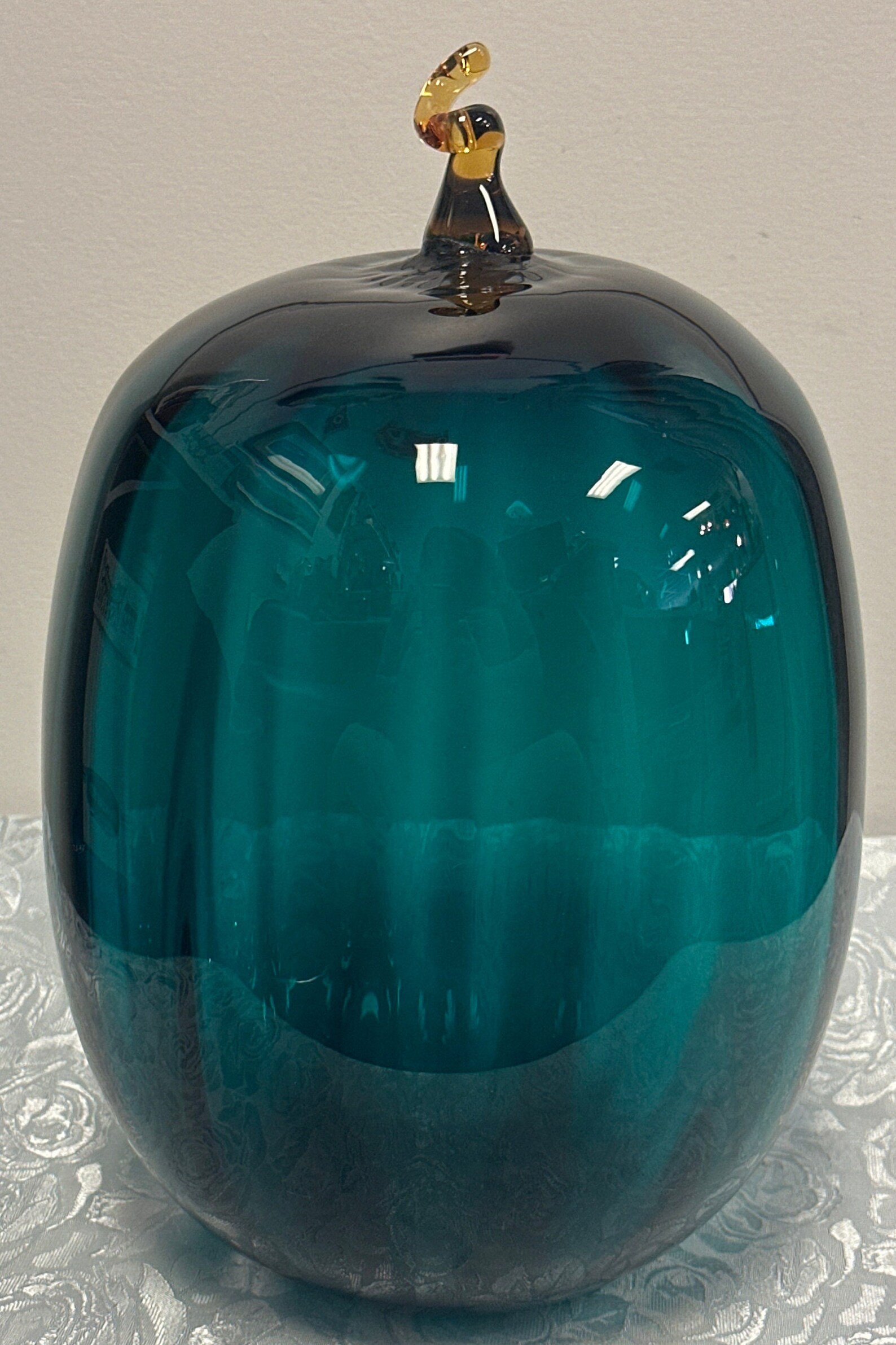 Large Vintage Blenko Handmade Blown Art Glass Sculpture Gourd Vegetable Squash - Etsy