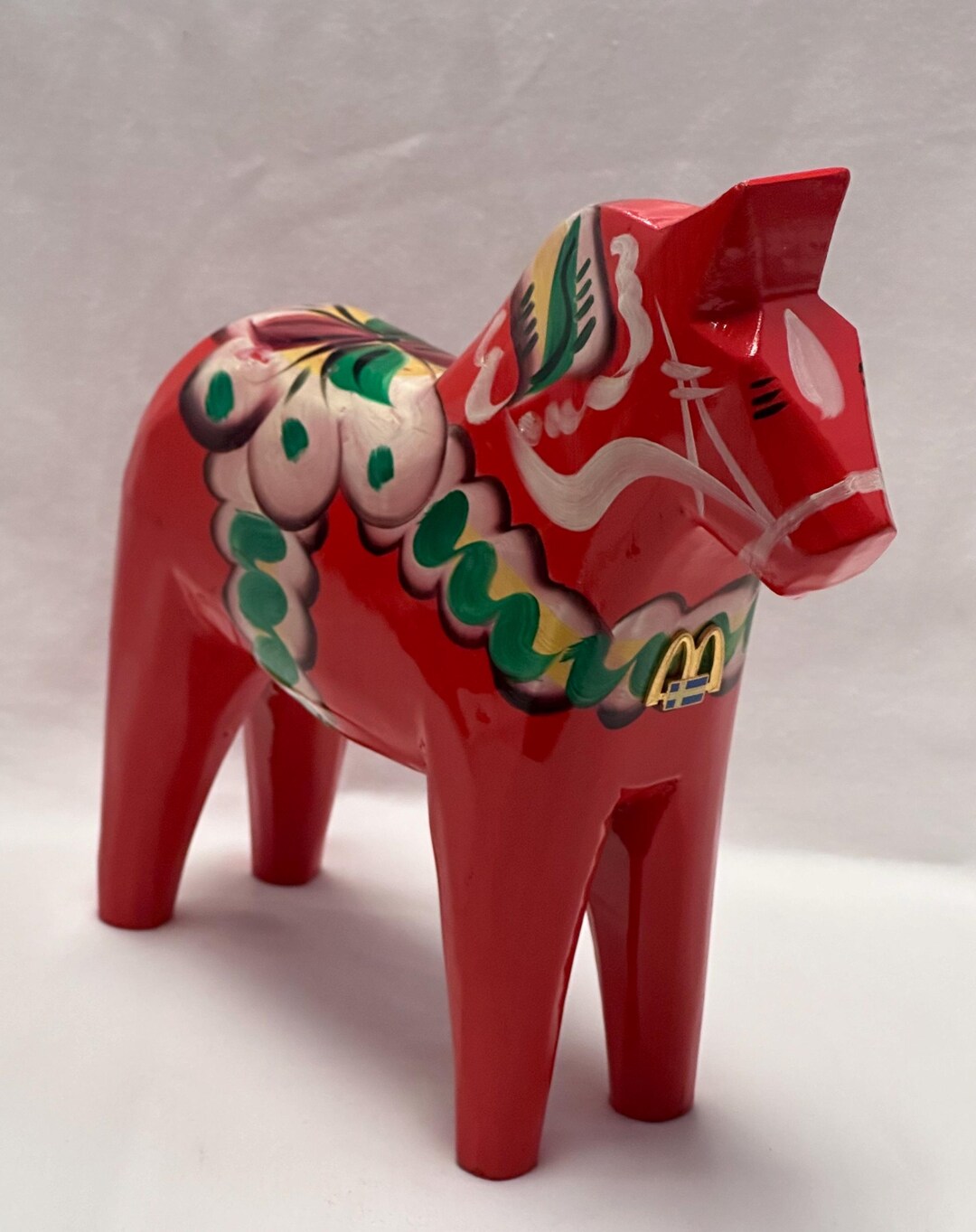 Vintage Swedish Wood Dala Horse Figure Nils Olson Alta Dalahemslojd - Etsy