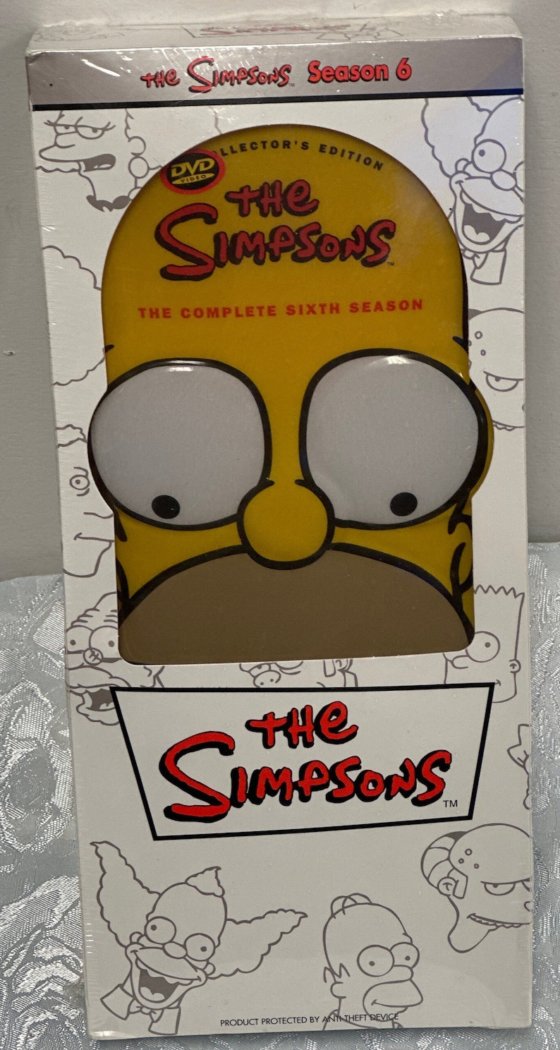 The Simpsons Complete Un Opened in Original Packaging Rare Season 6 DVD ...