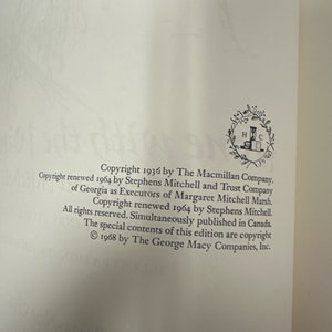 1968 Gone With the Wind Volume 1 and 2 by Margaret Mitchell the ...