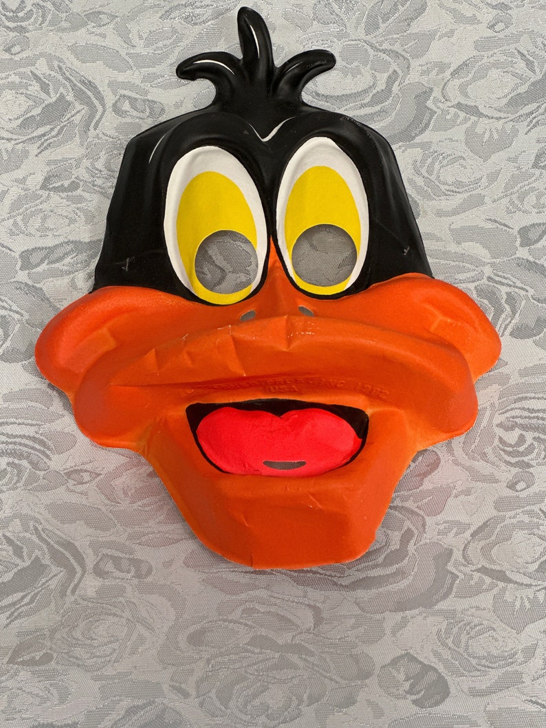 Vintage 1982 Looney Tunes Daffy Duck Costume & Mask in Box by Ben ...