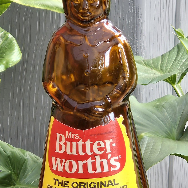 Mrs Butterworth Glass Bottle - Etsy