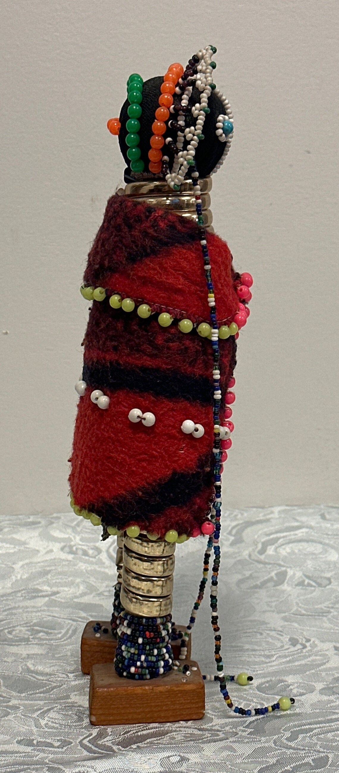 Folk Art 12 Inch Ndebele South African Beaded Tribal Doll - Etsy