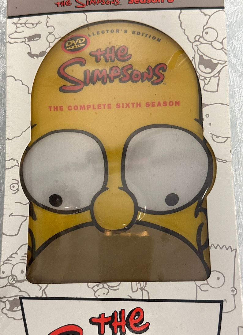 The Simpsons Complete Un Opened in Original Packaging Rare Season 6 DVD ...