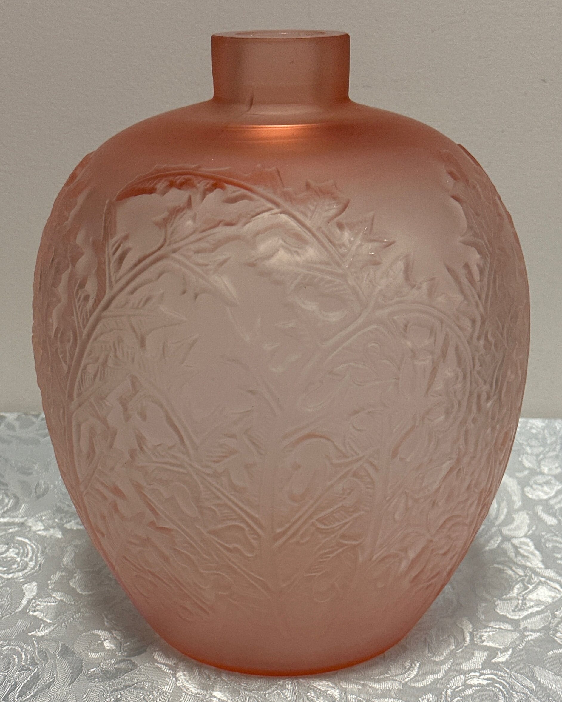 Vintage Art Deco Pink Large Vase by Consolidated Glass Co. - Etsy