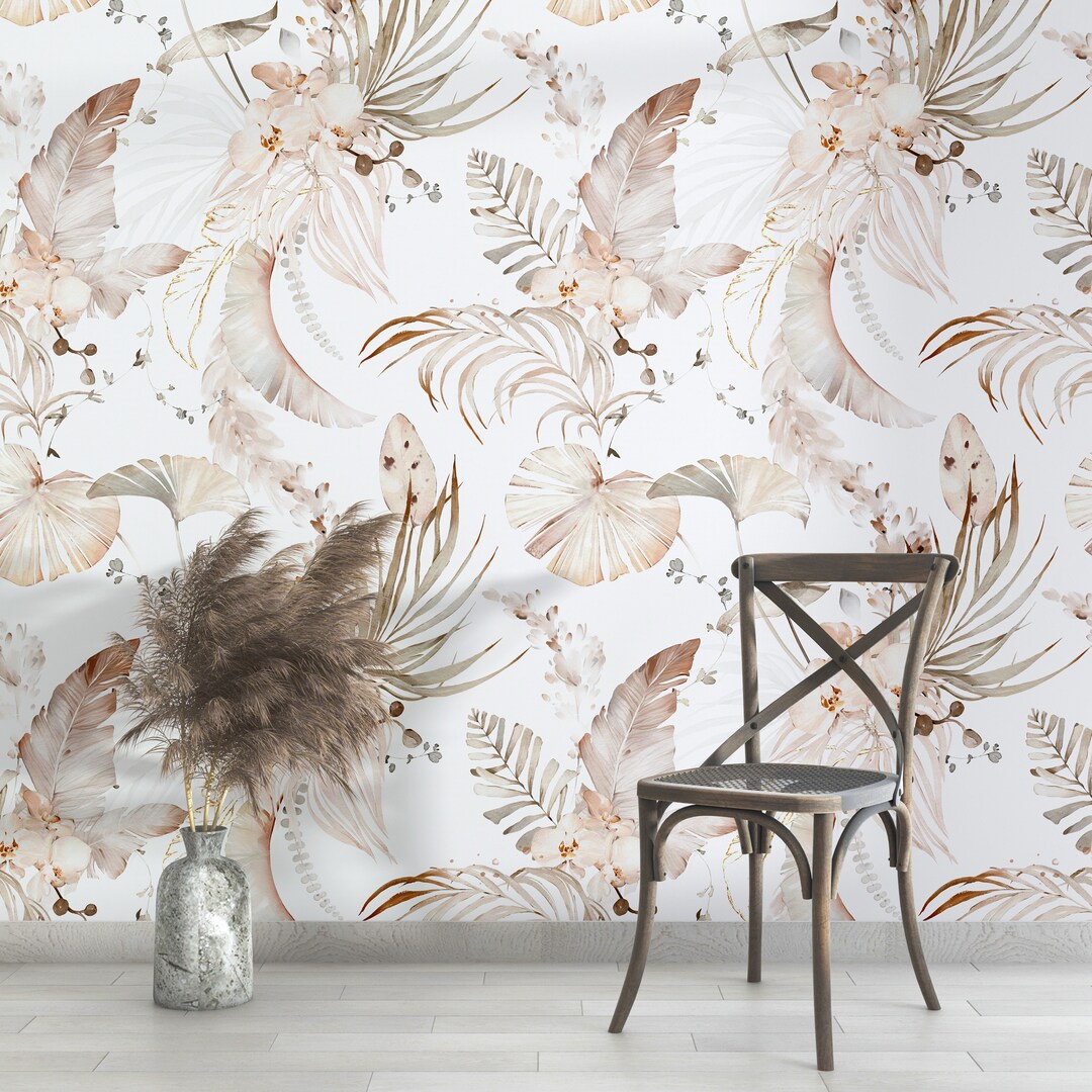 Watercolor Leaves Wallpaper, Leaves Wallpaper, Leaves and Botanical ...