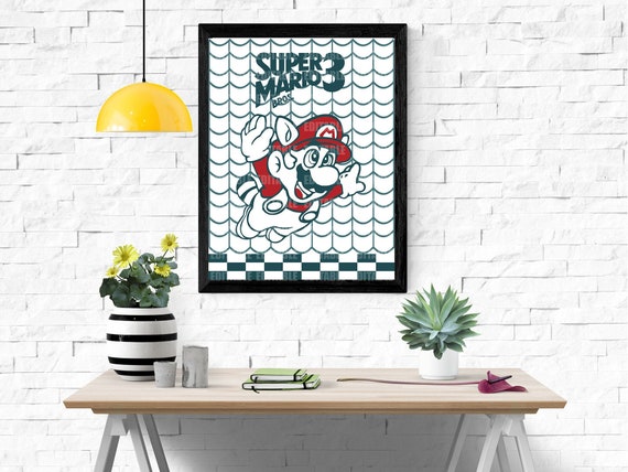 Mario Bros 3 Printable Poster Gamer Nintendo Video Game | Etsy