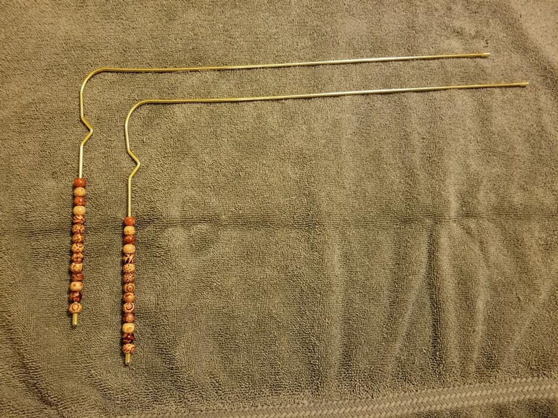 Dowsing Rods Wooden Bead Grips - Etsy