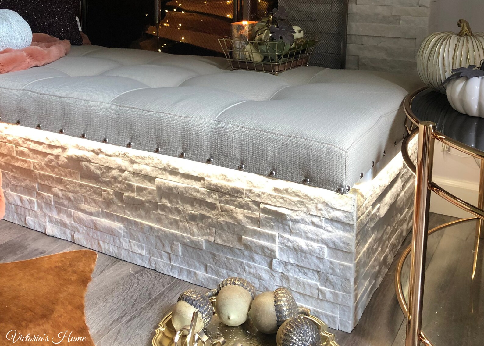 Custom Size Cushion - Fireplace Cushion - Hearth Cover Cushion - Etsy