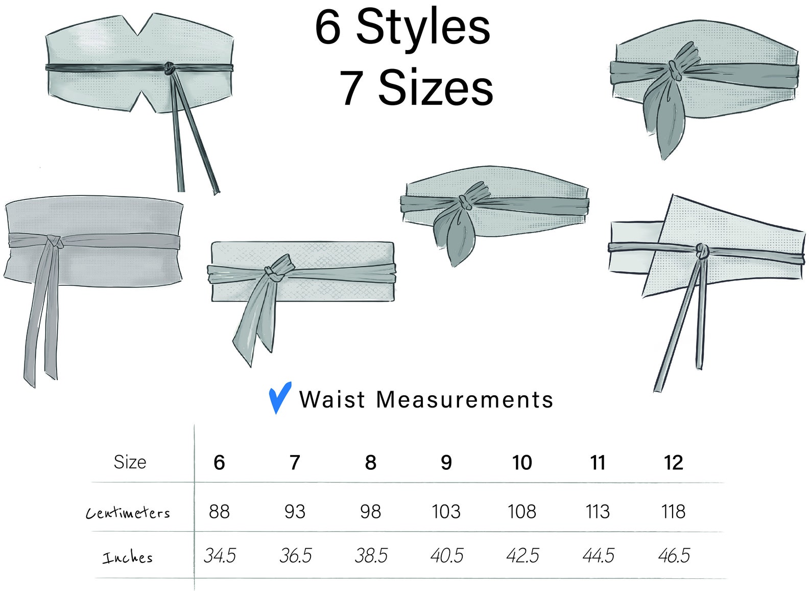 Obi Belt Sewing Pattern Collection Fabric Warp Belt Plus - Etsy