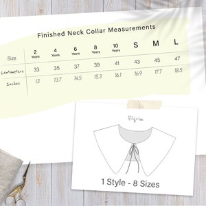 Pilgrim Collar Pattern | Detachable Sewing Pattern | Cosplay Pattern ...