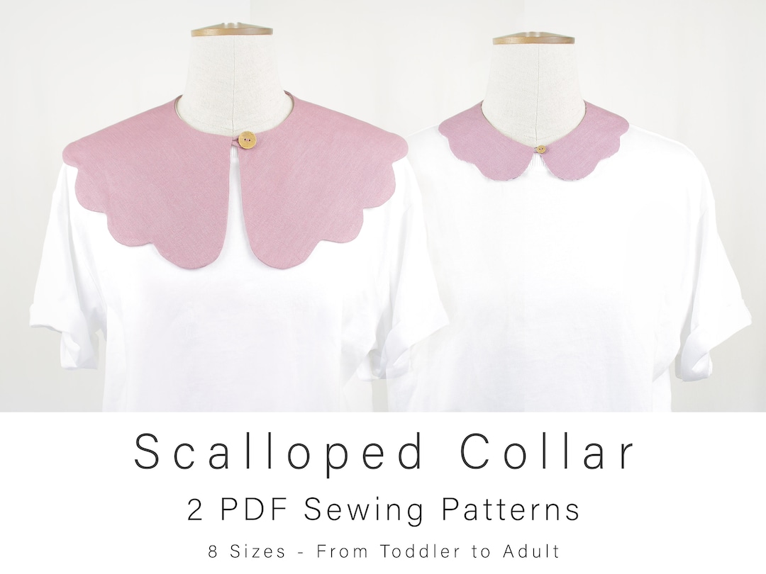 Scalloped Collar Pattern | Removable Petal Collar | PDF Cosplay Pattern ...
