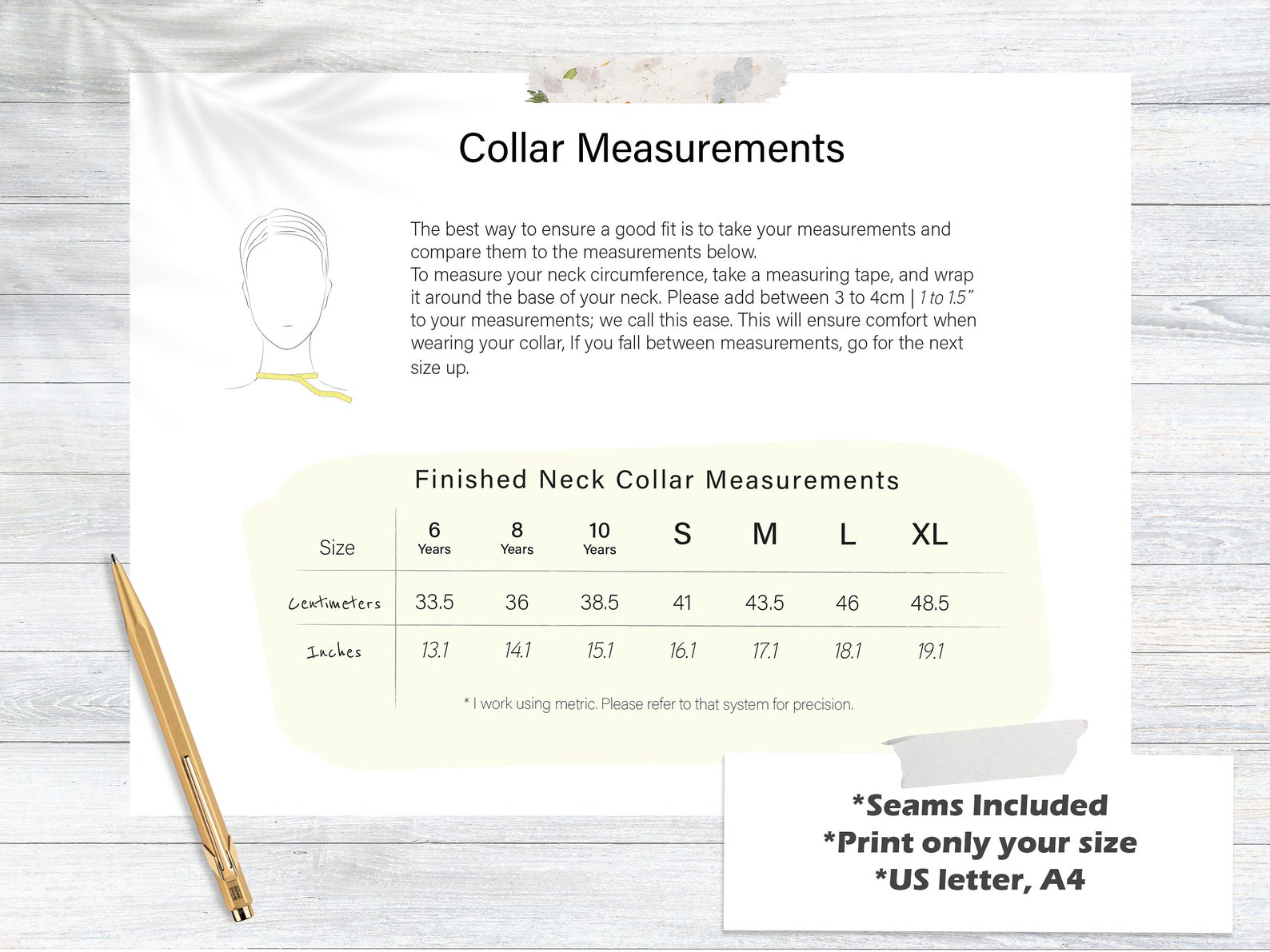 Set of Two Detachable Collars With Bib | Button up Fake Shirt ...