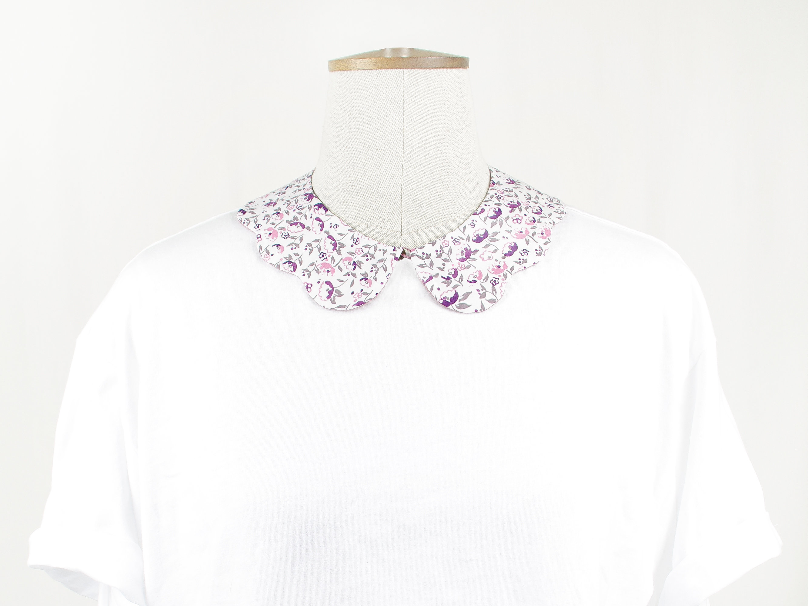 Scalloped Collar Pattern PDF Sewing Pattern Removable Petal | Etsy UK