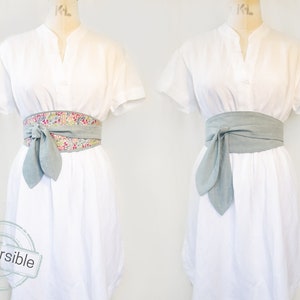 Obi Belt Sewing Pattern | Wide Fabric Belt Sewing Pattern | Fabric Warp ...