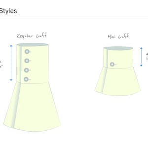 Bell Cuff Sewing Pattern | Cosplay Cuff | Detachable Faux Cuff PDF ...