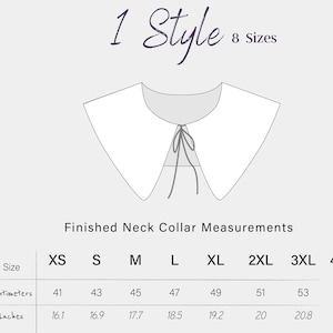 Pilgrim Collar Pattern Detachable Sewing Pattern Cosplay - Etsy