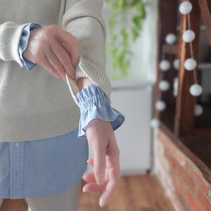 Shirt and Sleeve Extender PDF Sewing Pattern | Layering Skirt With ...