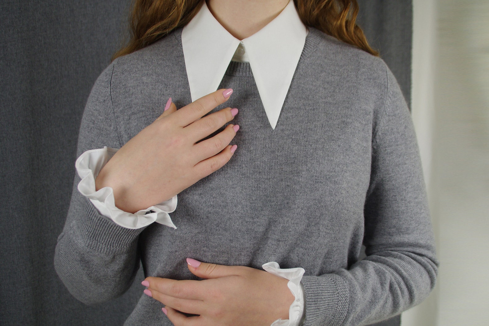 Dagger Collar Pattern 70s Collar Wednesday Collar Pattern - Etsy UK