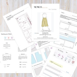 Culottes Sewing Pattern With 2 Length Options | Wide Leg Pants ...