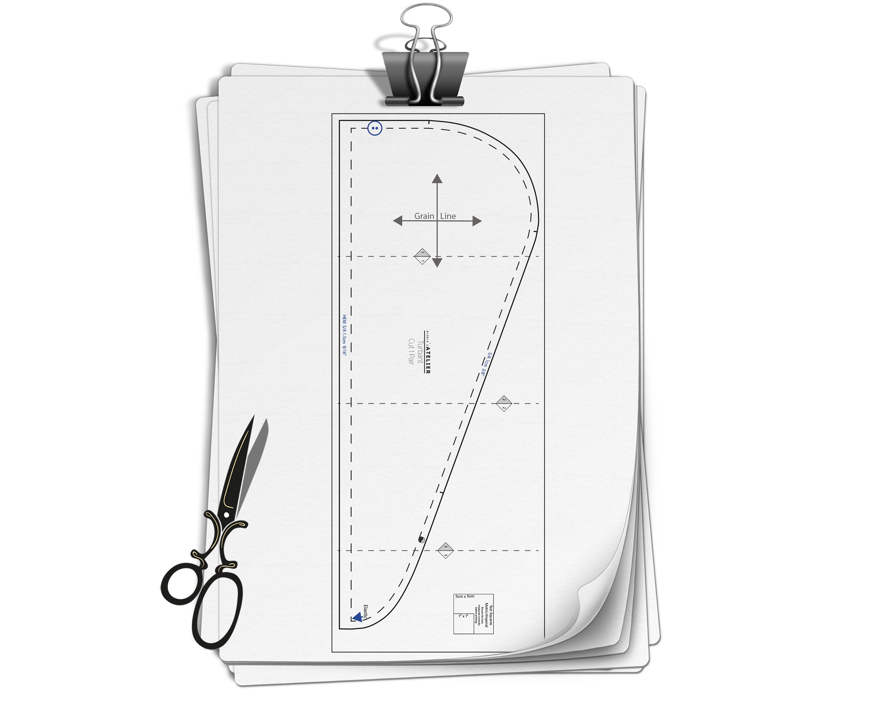Head Wrap Towel Sewing Pattern | Turban Twist | Wrap Shower Cap With ...
