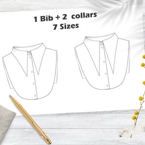 Dagger Collar | 70's Collar | Wednesday Collar | Cosplay Pattern | PDF ...