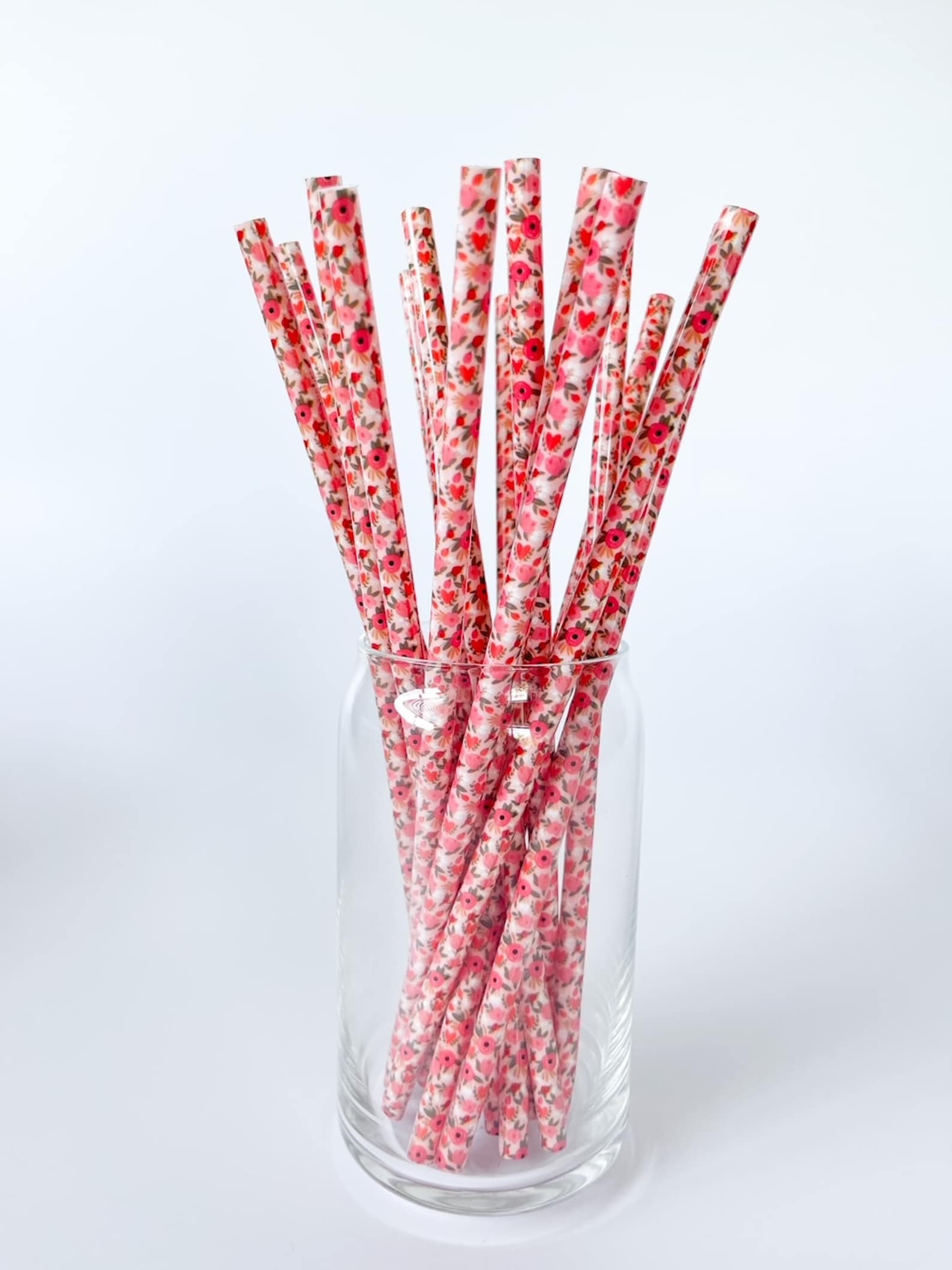 9" Flower Straws, Retro Straws, Floral Straws, Smiley Face Straws, Bulk ...