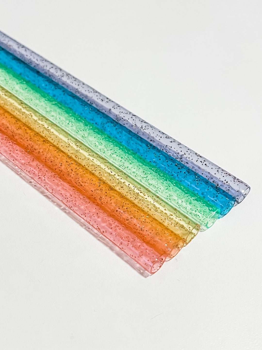 9" Glitter Straws, Confetti Straws, Retro Straws, Party Straws, Bulk ...