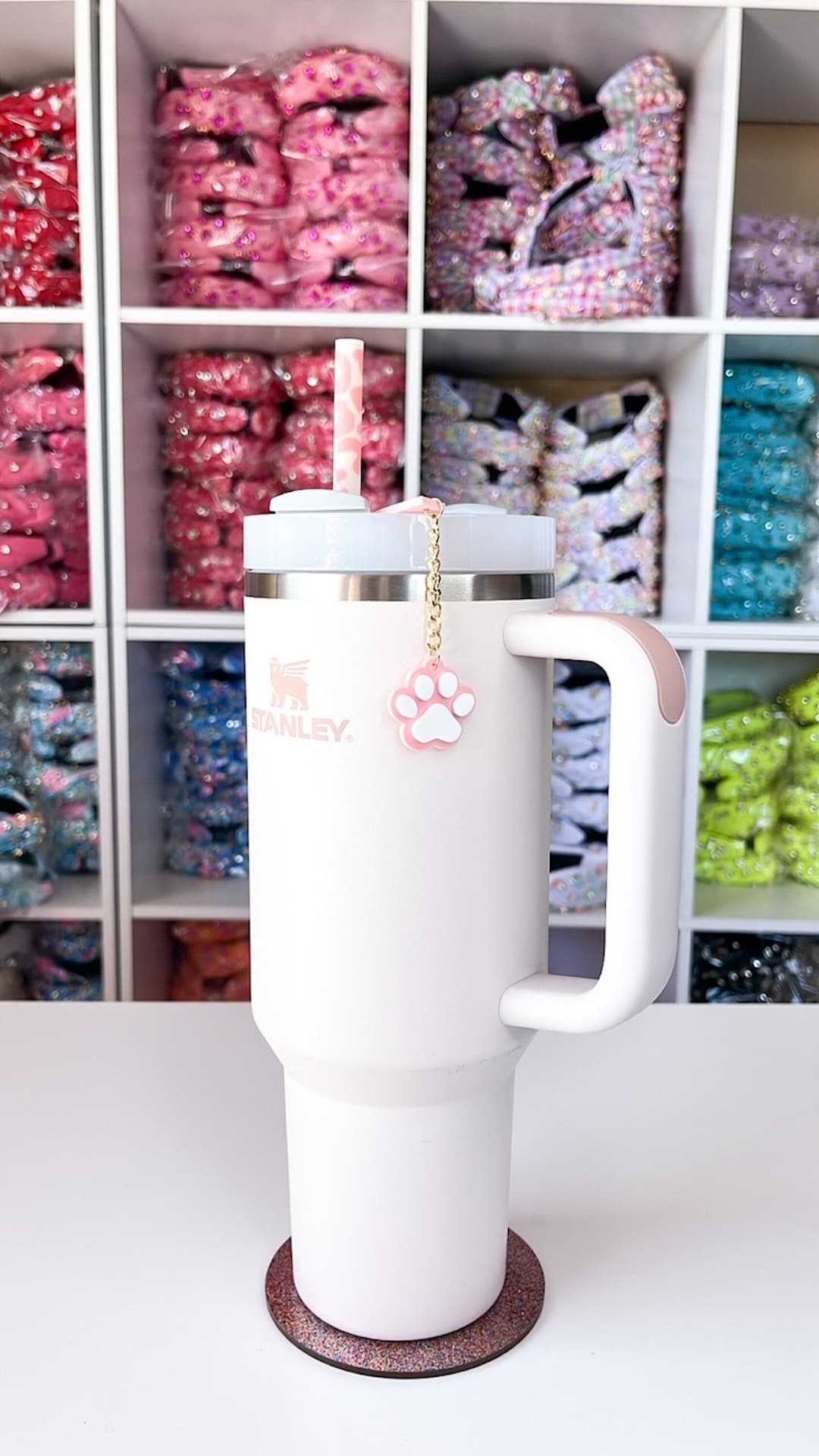 40oz Paw Print Straw Charms, 30oz Straw Charms, 40oz Accessories, 40oz ...