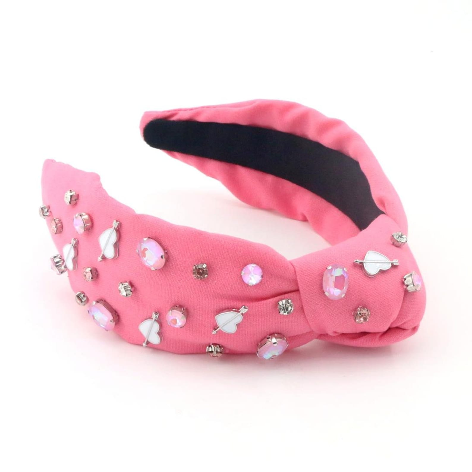 Valentine's Day Headband, Conversation Heart Headband, Luxury Knotted ...