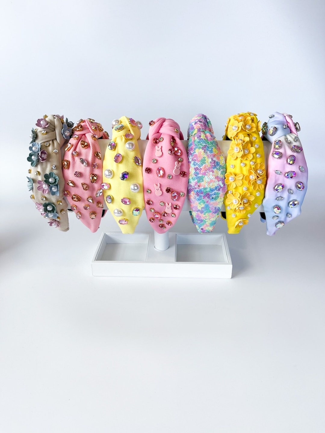 Easter Headbands, Spring Headbands, Jeweled Headbands, Embellished ...