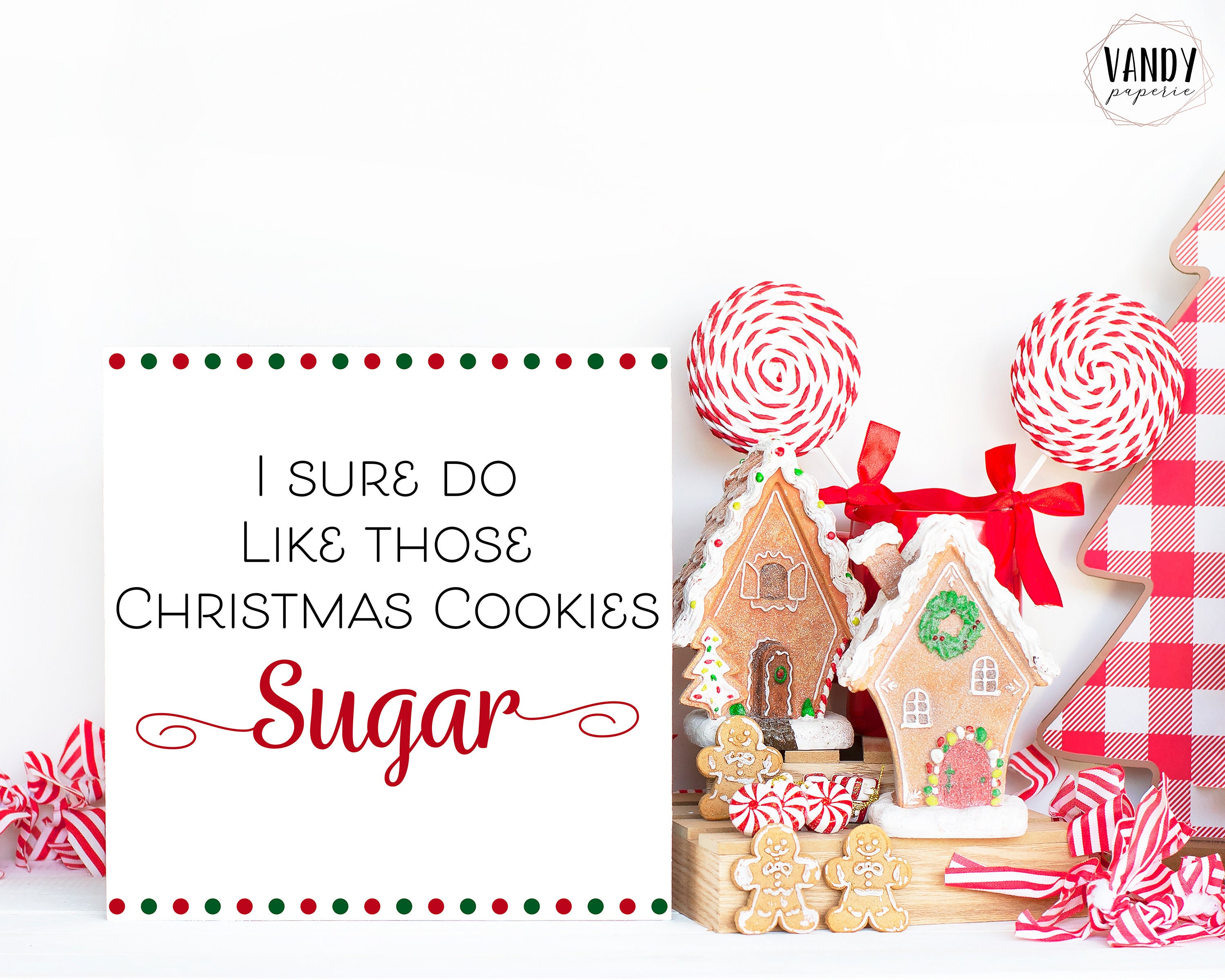 Christmas Cookies Print Holiday Print Holiday Decor | Etsy