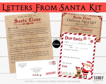 Editable Santa Naughty List Printable Customizable Official - Etsy