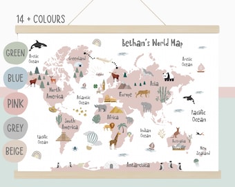 Safari Nursery Print | Etsy