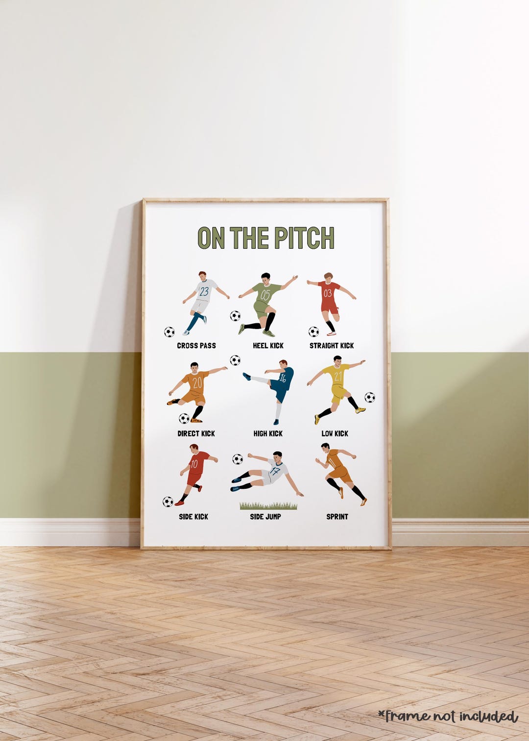 Football, Theme Prints, Pitch, Affirmation, Goal, Football Decor, Boys ...