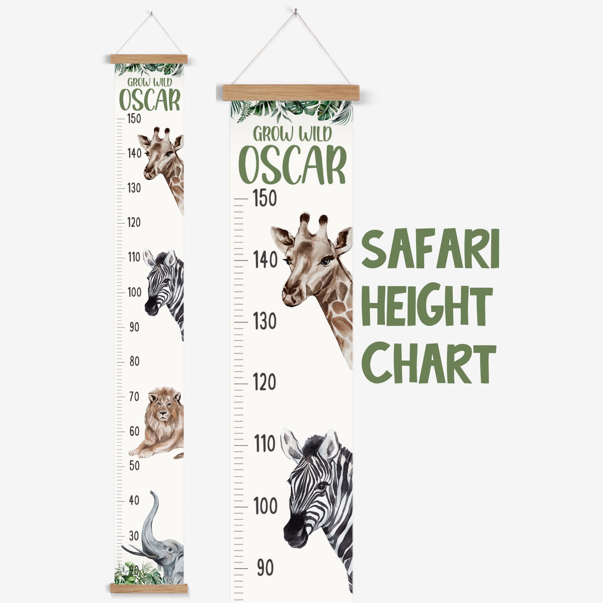 Personalised Children's Height Chart Growth Chart | Etsy UK