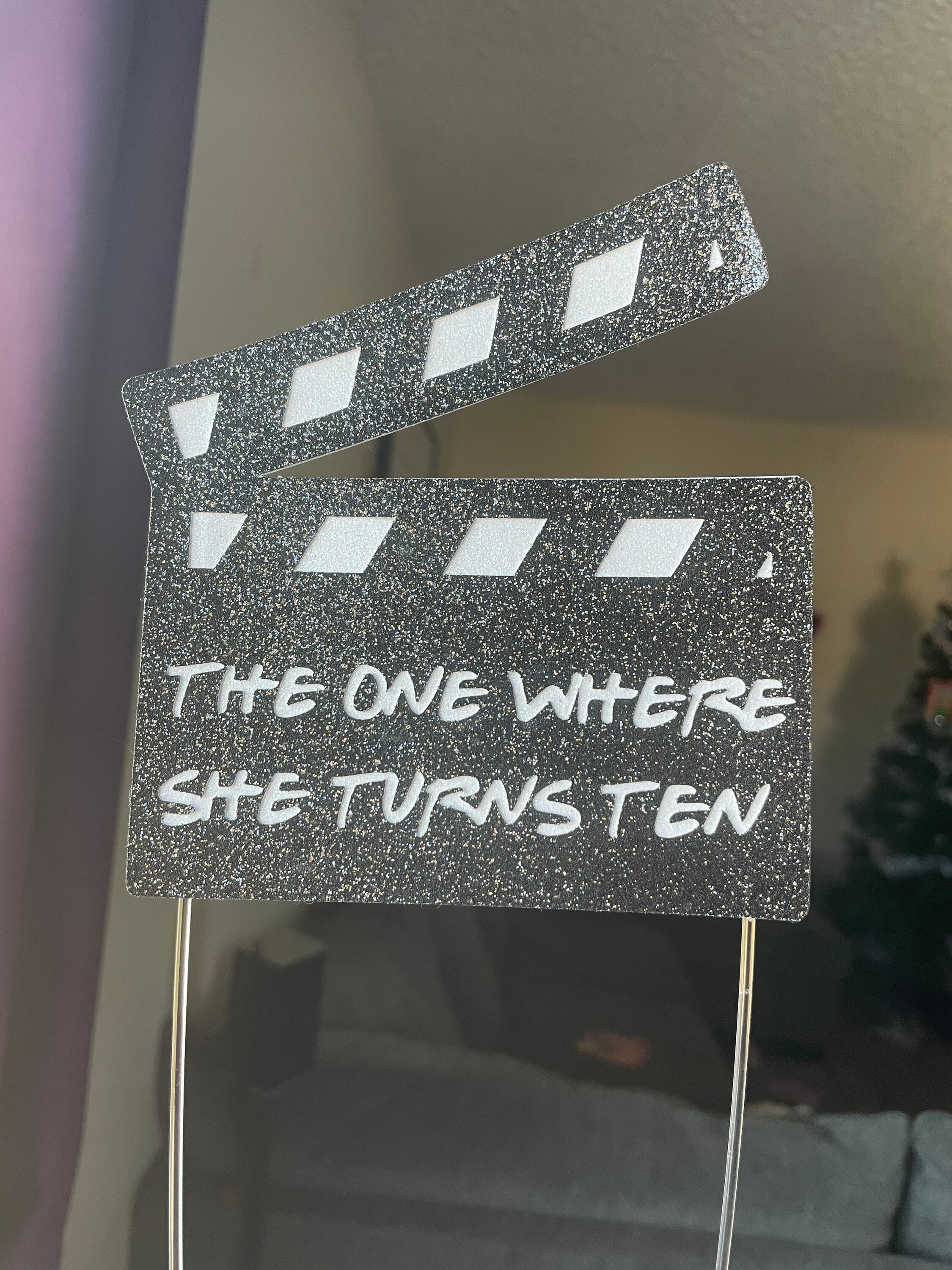 Friends Inspired Clapperboard Cake Topper - Etsy