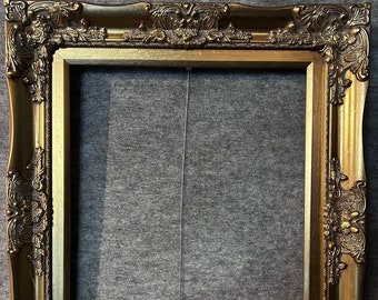 4.25 Gold Fancy Gold Ornate Picture Frame Photo Art - Etsy