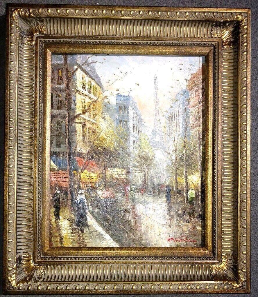 4.25" Gold Fancy Bronze Ornate Picture Frame Photo Art Gallery 655D ...