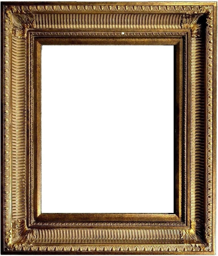 4.25" Gold Fancy Bronze Ornate Picture Frame Photo Art Gallery 655D ...