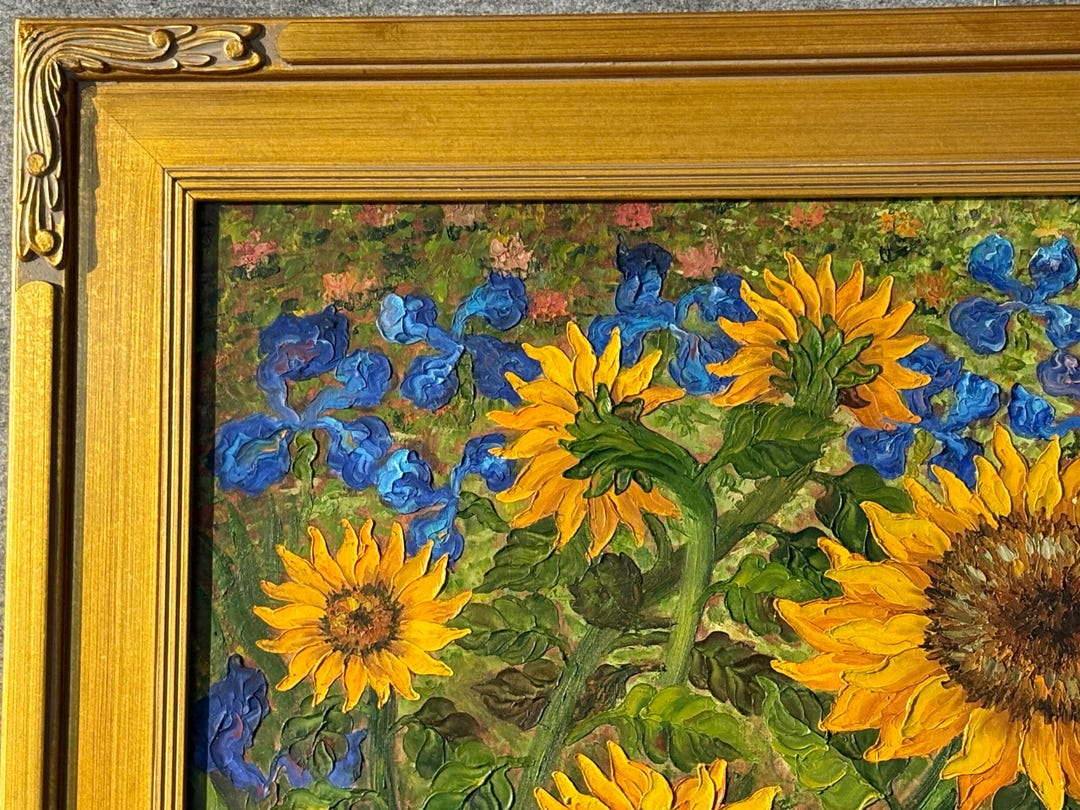 4" Gold Plein Air Picture Frame Photo Art Gallery B4G Frames4artcom - Etsy